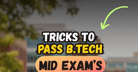Mid Exam Tricks