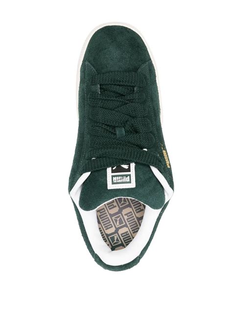 Puma Suede Xl Leather Sneakers Green Farfetch