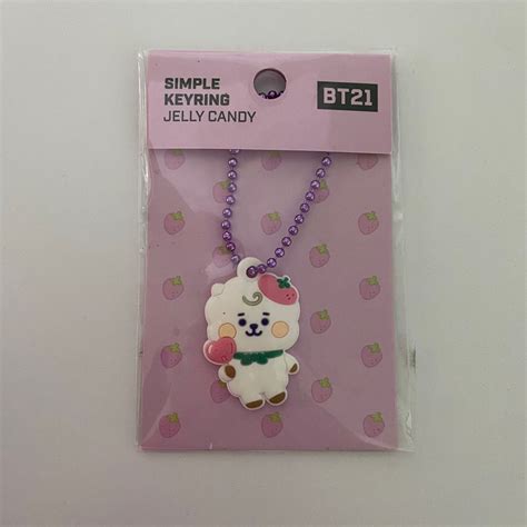 Bt21 Keyring Jelly Candy Rj