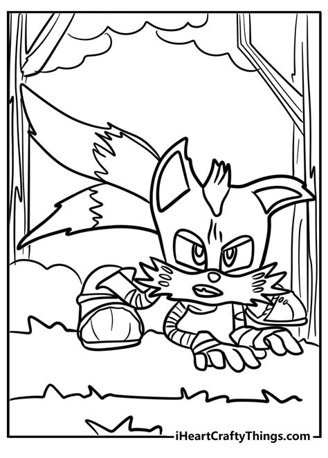 Dark Tails Coloring Pages