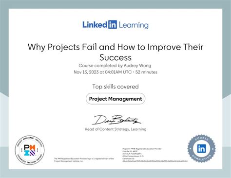 Audrey Wong On Linkedin Certificate Of Completion