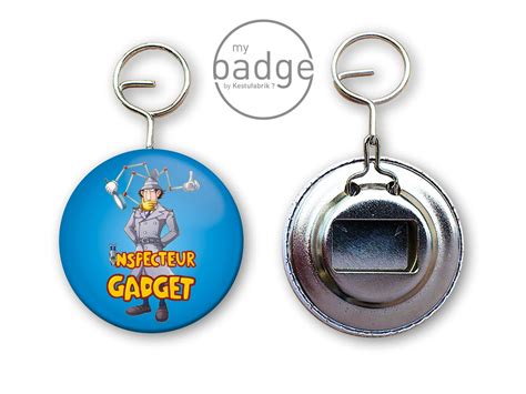 Inspector Gadget Badge Or Bottle Opener Etsy