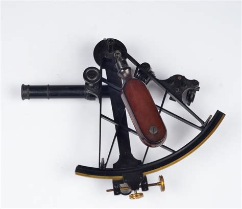 Early 20th Century Brass German Kriegsmarine Sextant Haecke Germany