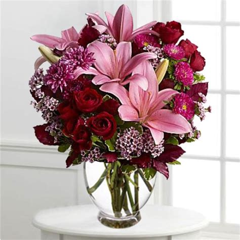Express Your Love With The Gorgeous Arrangement Of Romantic Dark Red