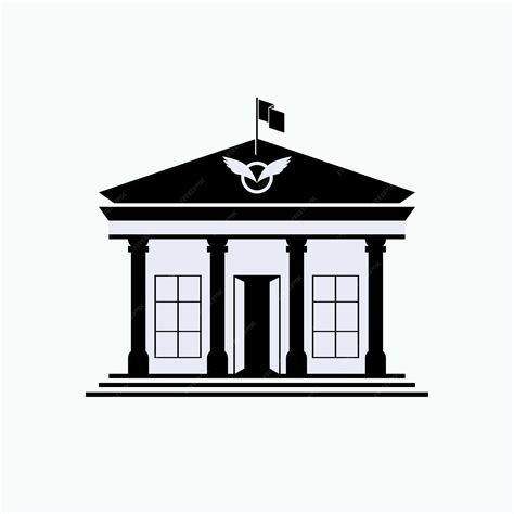 Gobierno Iconstate Oficial Oficina Símbolo Vector Vector Premium