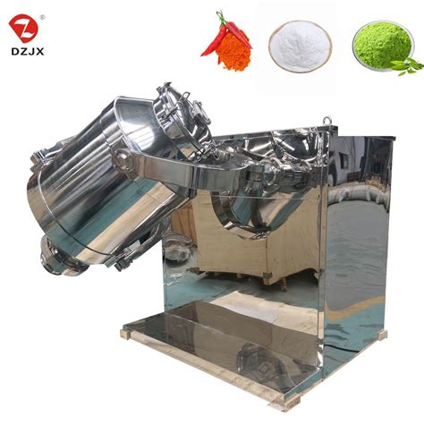 Dzjx 3d Rotating Drum Powder Electric Mixer Mixing Machine Industrial