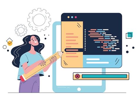 Programa De Código De Software Código De Desenvolvedor De Negócios Web Site Trabalho Em Equipe