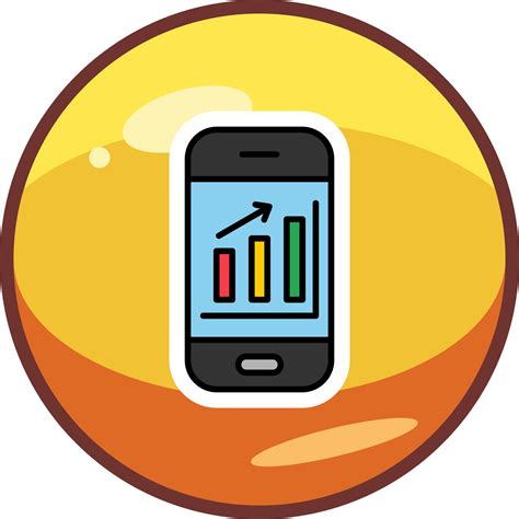 Mobile Analytics Vector Icon 38922272 Vector Art At Vecteezy