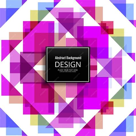 Free Vector Abstract Colorful Geometric Background