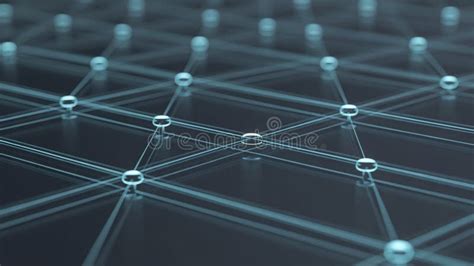 Abstract Network Bacground Of Connected Dots And Lines Stock Illustration Illustration Of