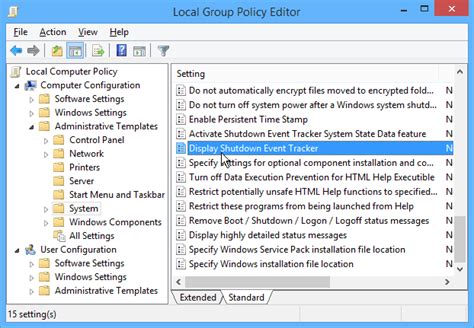 Windows Shutdown Event Tracker Monitors System Reboots