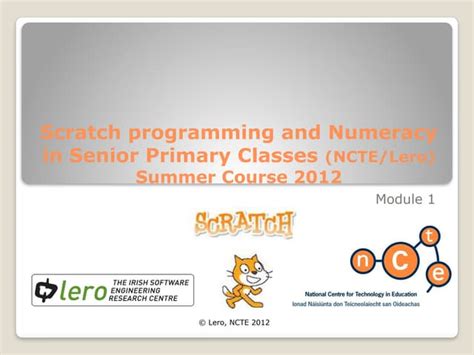 Scratch Programming And Numeracy In Senior Primary Classespptx
