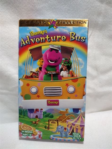 Barney Barneys Adventure Bus Vhs 1997 Eur 6 35 Picclick Fr