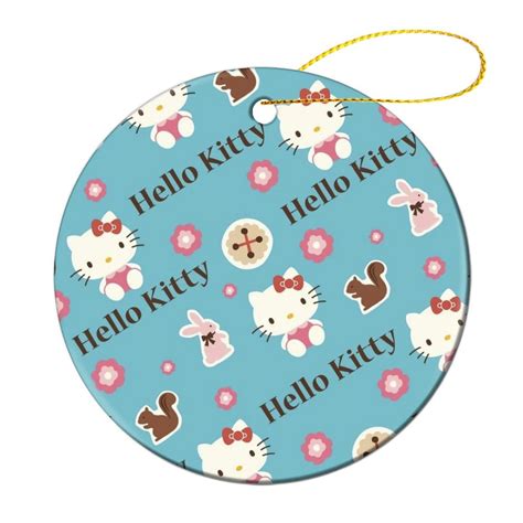 Hello Kitty Squirrel Christmas Ornament Farmhouse Christmas Tree Holiday Decor 2025 Christmas