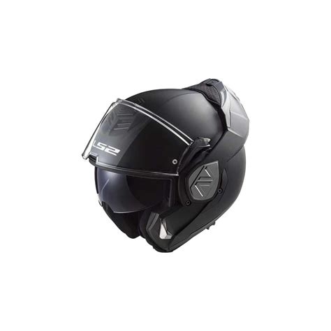 Ls2 Advant Solid Matt Black Modular Helmet Motorcycle Soul