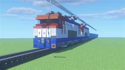 Korail Class 8000 Twins Hauling A Freight Train Minecraft Map
