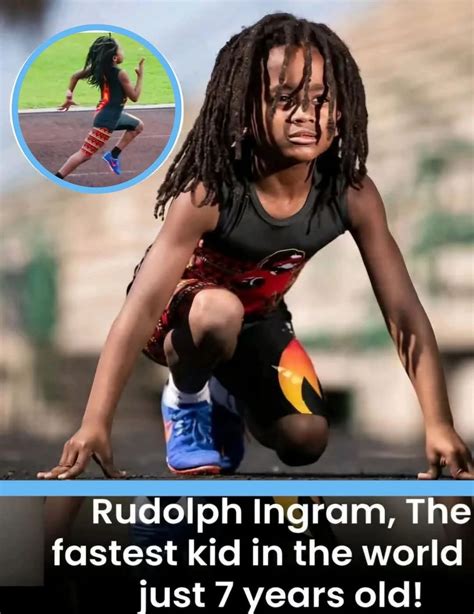Meet Rudolph Ingram Jr Aka Blaze At Age 7 He Was Called The