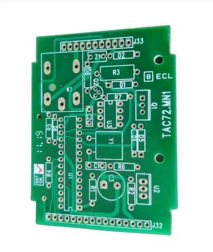 Mm FR Single Sided Printed Circuit Board Green Min Hole Size Mm Dia At Rs Sq Cm In Pune