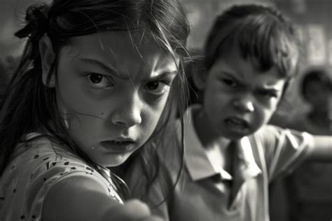 A Portrait Of Bullying Premium Ai Generated Image