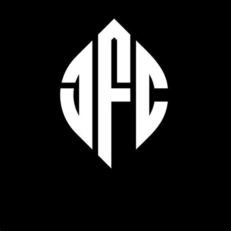 Jfc Circle Letter Logo Design With Circle And Ellipse Shape Jfc