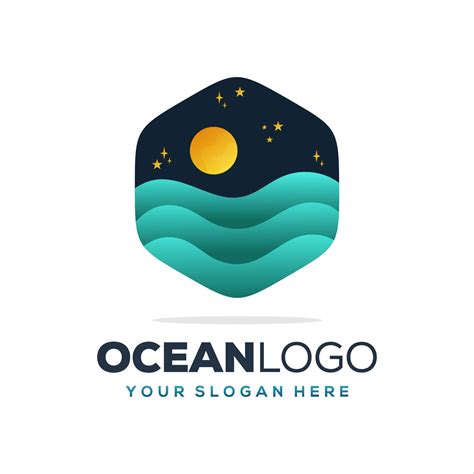 Ocean Logo Design 13704175 Vector Art At Vecteezy