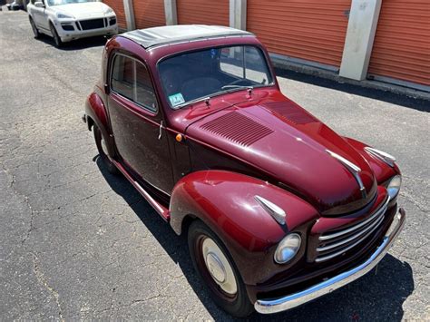1952 Fiat Topolino 500c Transformable Convertible 569cc Engine 4 Speed