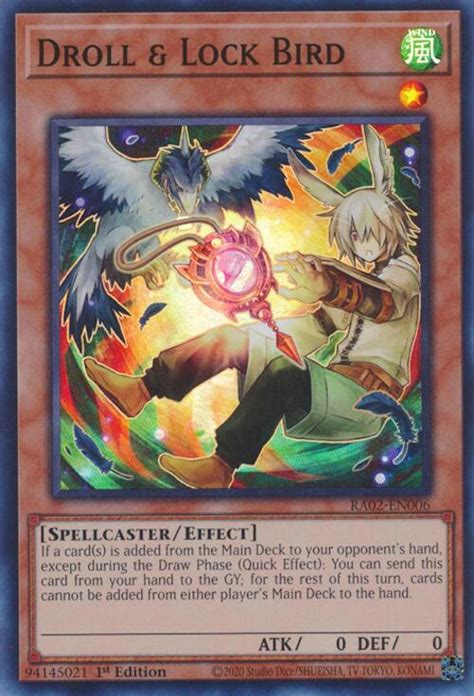 Droll And Lock Bird Alternate Art 25th Anniversary Rarity Collection