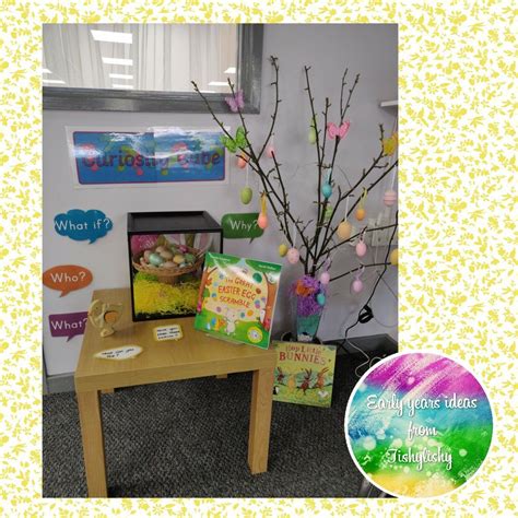My Easter Curiosity Cube Playdough Station Curiosity Approach Eyfs Curiosity Box