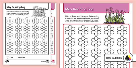 May Reading Log Teacher Made Twinkl