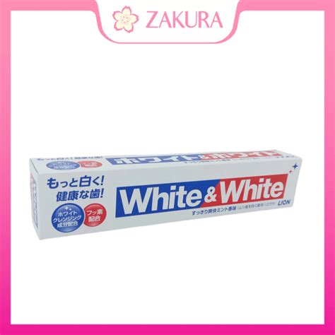 Lion White Andwhite Toothpaste 150g Shopee Philippines