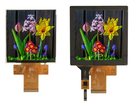 4 Inch Square Tft Display For Auto Aero And Military Applications