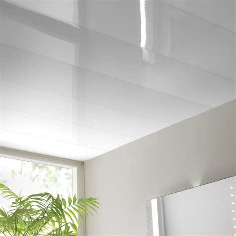 White Gloss Ceiling Cladding 3m 4 Pack The Bathroom And Tile Centre