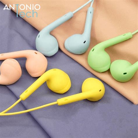 Original U19 Macaron Color In Ear Earphone Universal Headset Headphone With Microphone Good