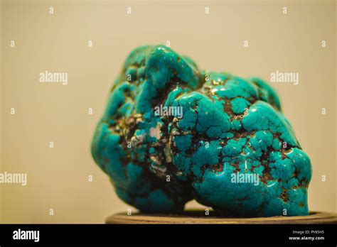 Turquoise Stone Specimen From Mining For Education Turquoise Is An Opaque Blue To Green
