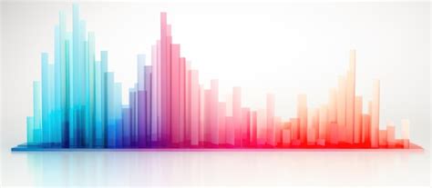 Premium Photo Growth Stairs Graph Rendering Isolated Background Ai