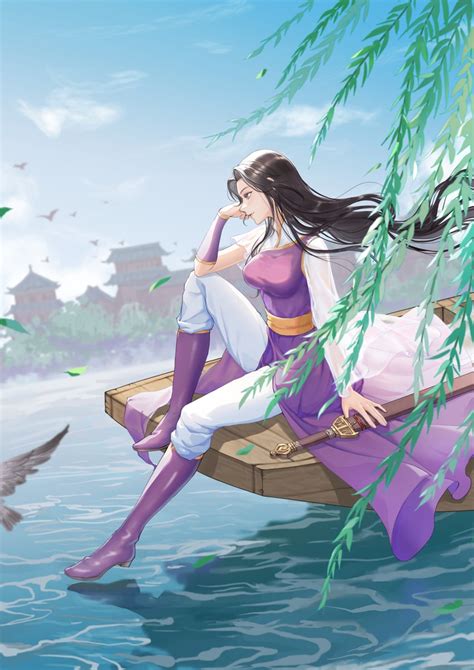 Lin Yueru Xian Jian Qi Xia Zhuan Drawn By Pang Er Youshang De Miao