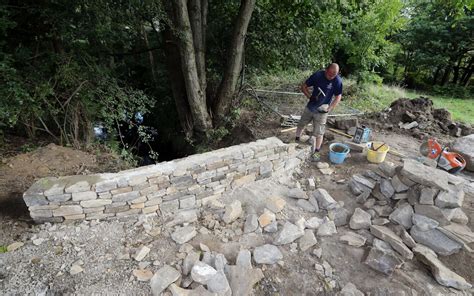 Barry Gemmell Of Cl Construction Rebuilding Bridge At Magdale