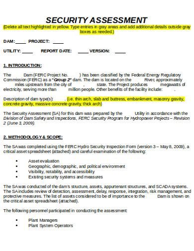 Security Audit Report Template