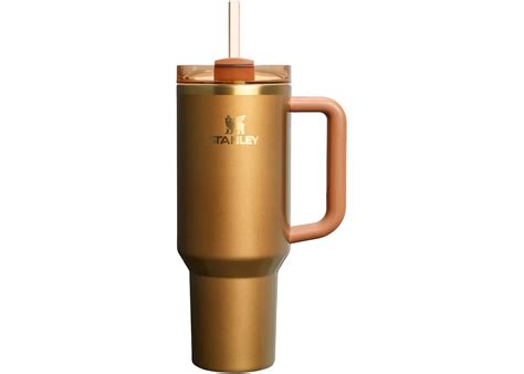 Stanley Flowstate Quencher 40oz Tumbler Copper Tinsel In Stainless