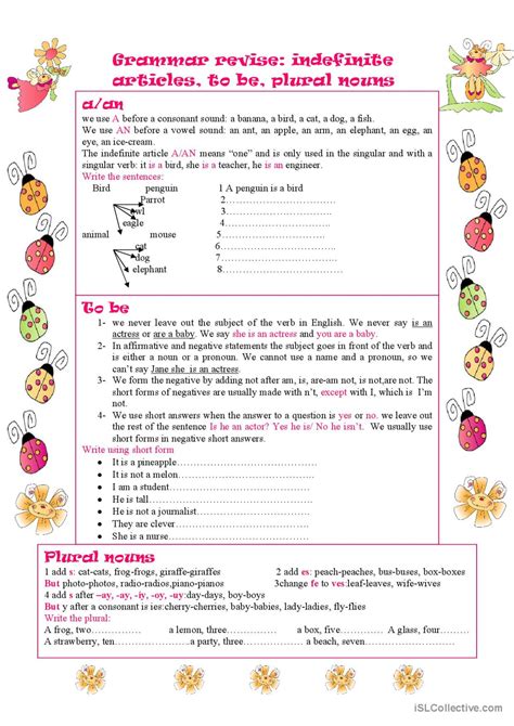 Grammar Reviseindefinite Articles Deutsch Daf Arbeitsblätter Pdf And Doc