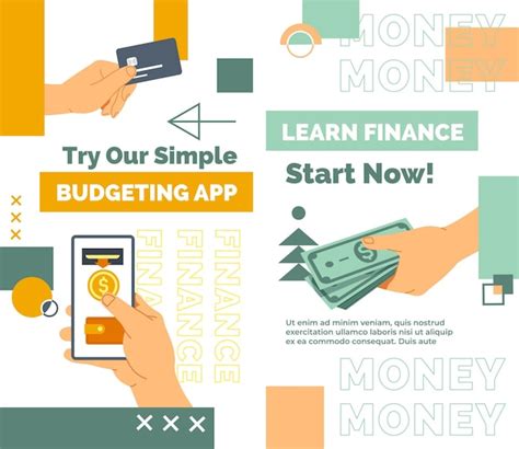 Premium Vector Try Our Simple Budgeting App And Learn Finance