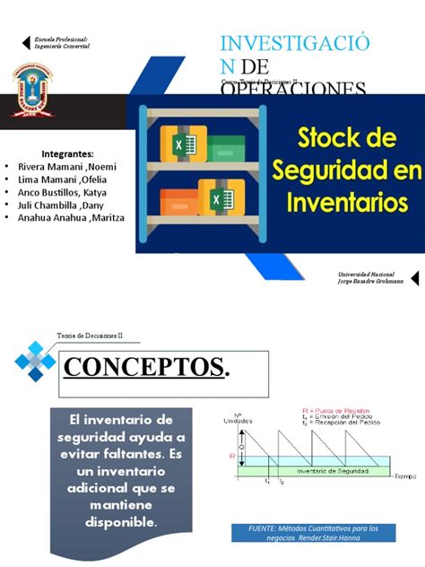 Cálculo De Stock De Seguridad E Inventario Pdf Inventario