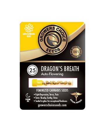 Dragons Breath Auto Flowering Feminized Seeds Growers Choice Seeds