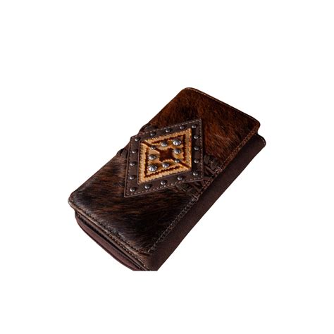 Montana West Cowhide Wallet Genuine Leather Western Style