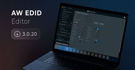 Analog Your Favorite Edid Editor Just Got A New Version Aw Edid