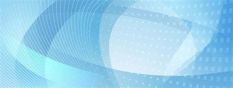 Premium Vector Abstract Halftone Background Made Of Curved Lines And Square Dots In Light Blue