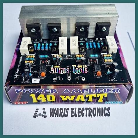 Jual Kit Power Ampli Amplifier 140w Watt Tip Stereo Transistor