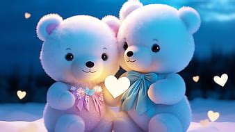 Wallpaper Cute Teddy Bear With