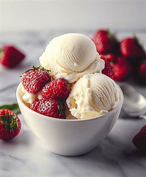 Vanilla Ice Cream Homemade The Ultimate Guide Chef Strawberry