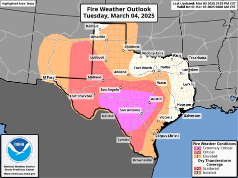 Wildfire Alert Extreme Danger In Texas Tomorrow